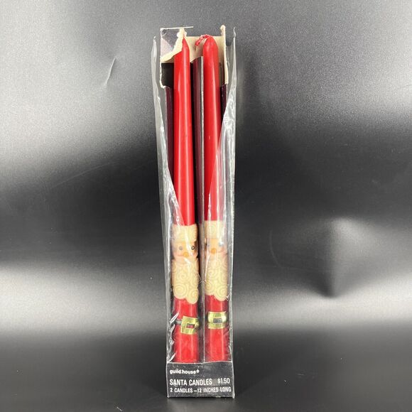 Guildhouse | Accents | Vintage Guild House Santa Claus Face Candles ...